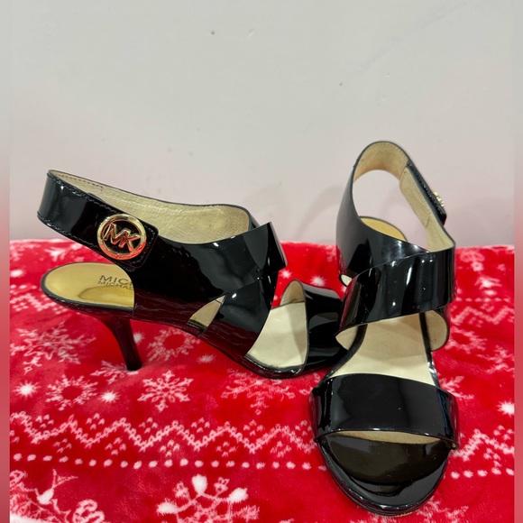 Michael Kors | Shoes | Michael Kors Open Toe Sandals Joselle Logo ...